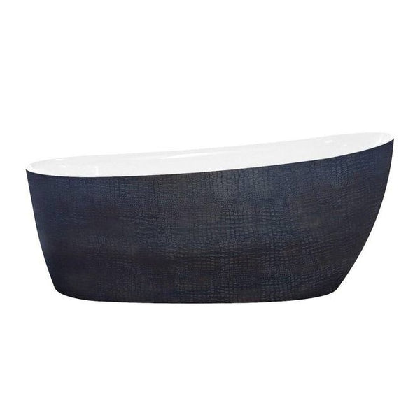 Bosco 69" Crocrodile Texture Freestanding Bathtub – Hbdepot